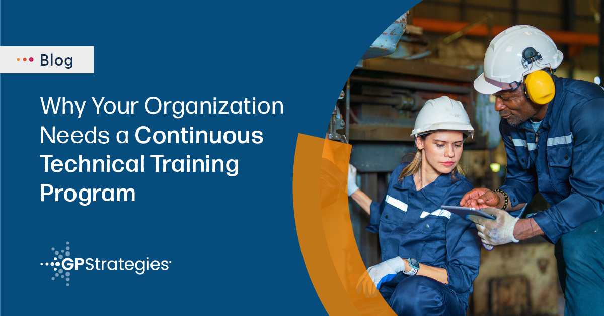 Why Your Organization Needs a Continuous Technical Training Program ...