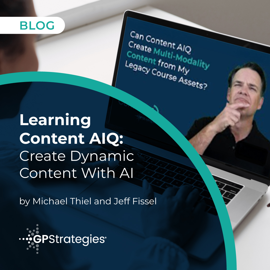 Learning Content AIQ: Create Dynamic Content With AI